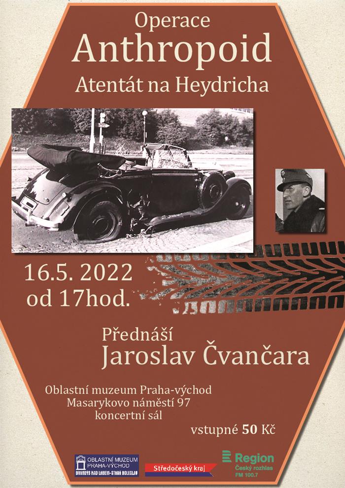 Přednáška Operace ANTHROPOID - Atentát na Heydricha - ČsOL - ČsOL