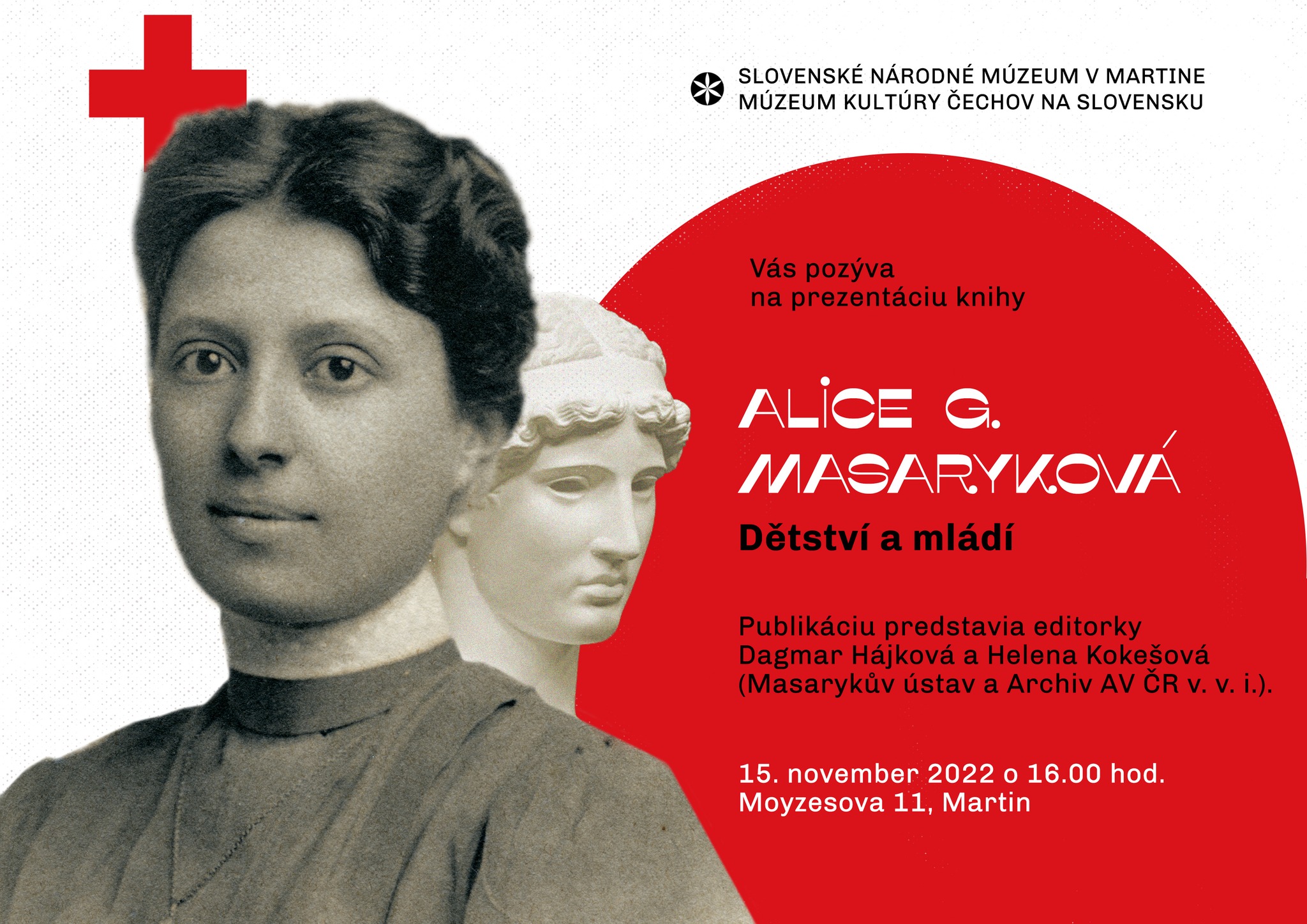 Prezentácia knihy "Alice G. Masaryková. Dětství a mládí" - ČsOL - ČsOL