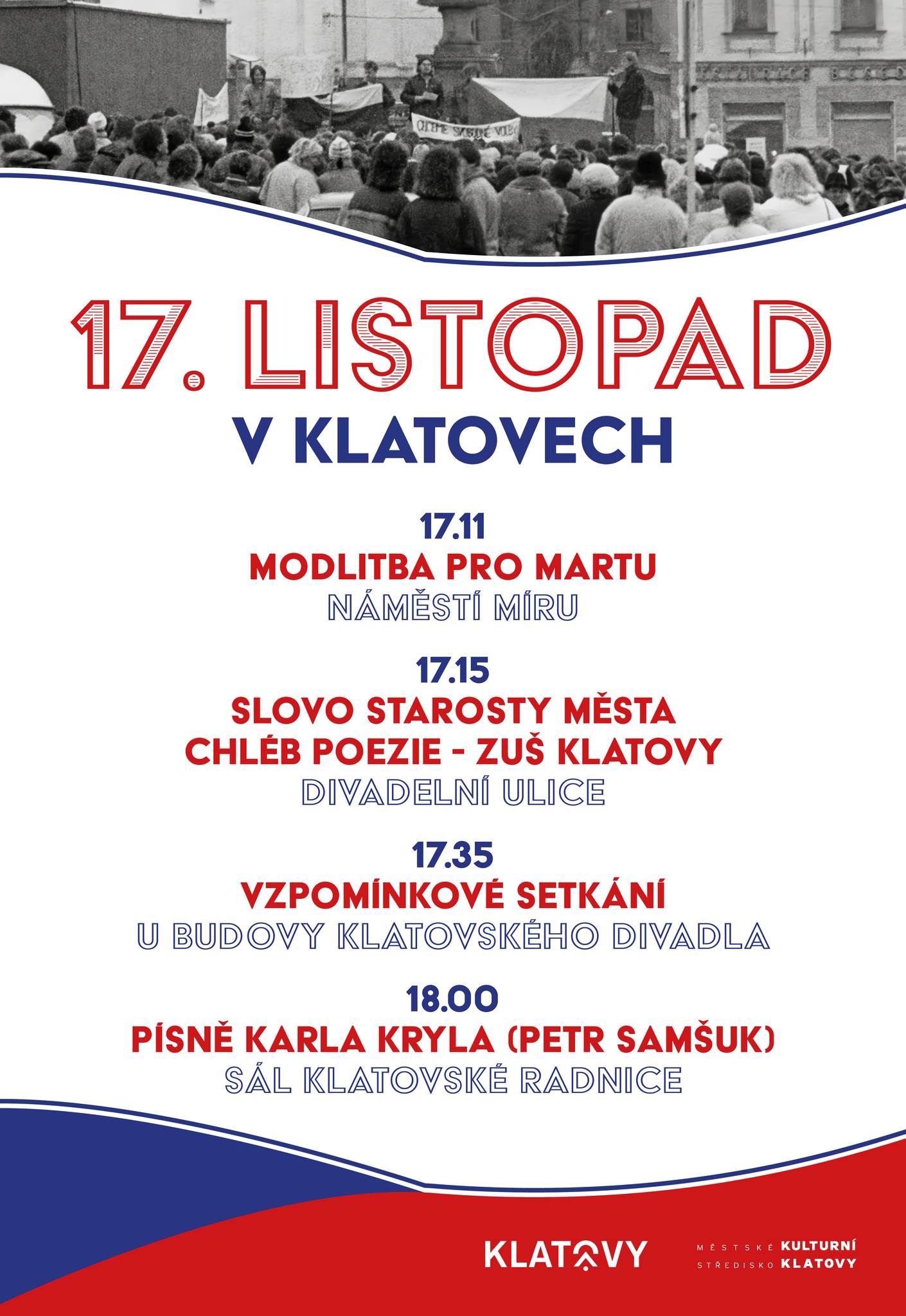 17. listopad v Klatovech - ČsOL - ČsOL