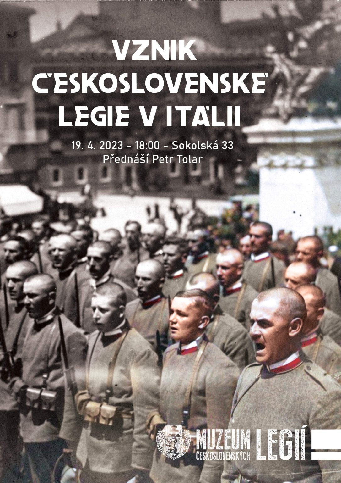 Přednáška "Vznik československé legie v Itálii" - ČsOL - ČsOL