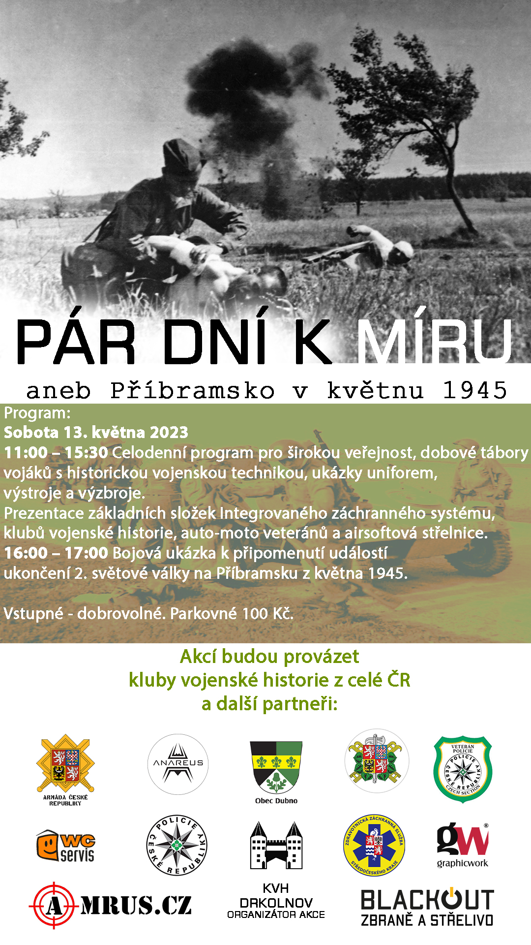 Pár dní k míru aneb Příbramsko v květnu 1945 - ČsOL - ČsOL